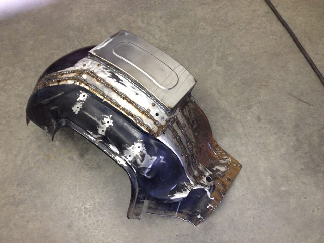 Front Fender/Well modification for tire clearance