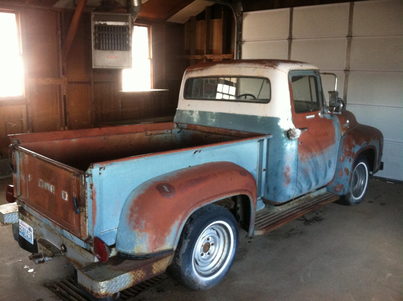 Effin' Confused 56 F100 patina'd and painted build