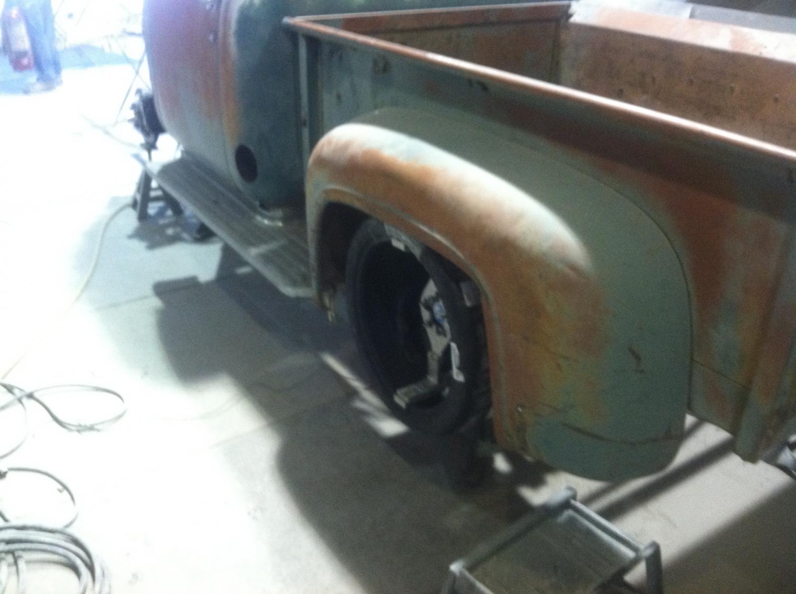 Effin' Confused 56 F100 patina'd and painted build - Page 2