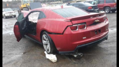 Parting out 2013 wrecked ZL1 Camaro