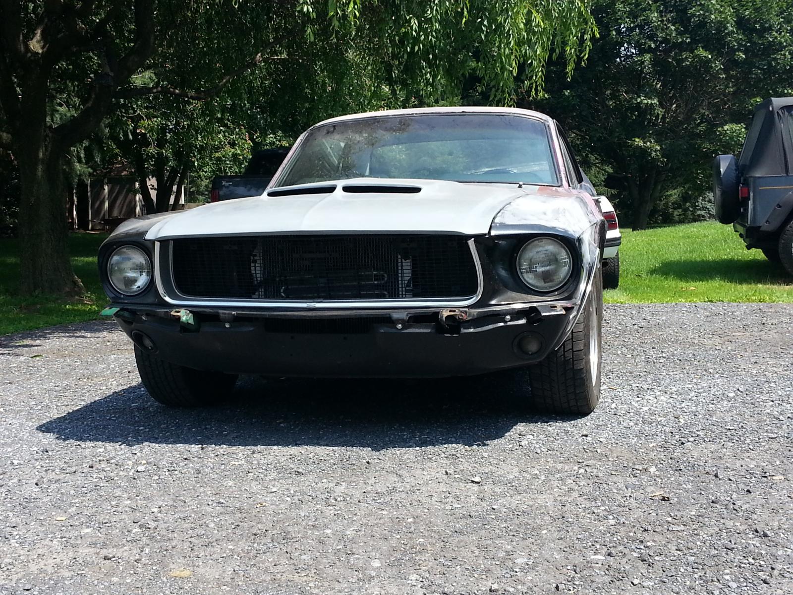 68 Mustang project build progress