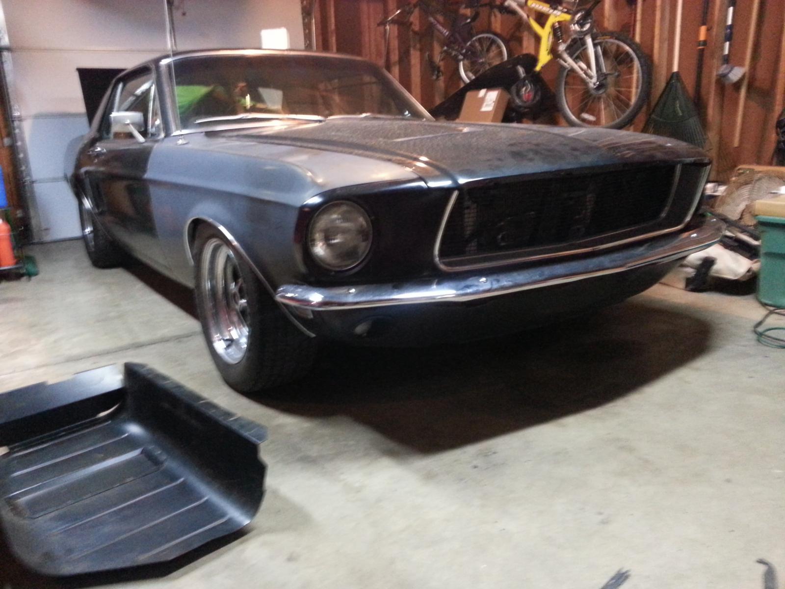 68 Mustang project build progress