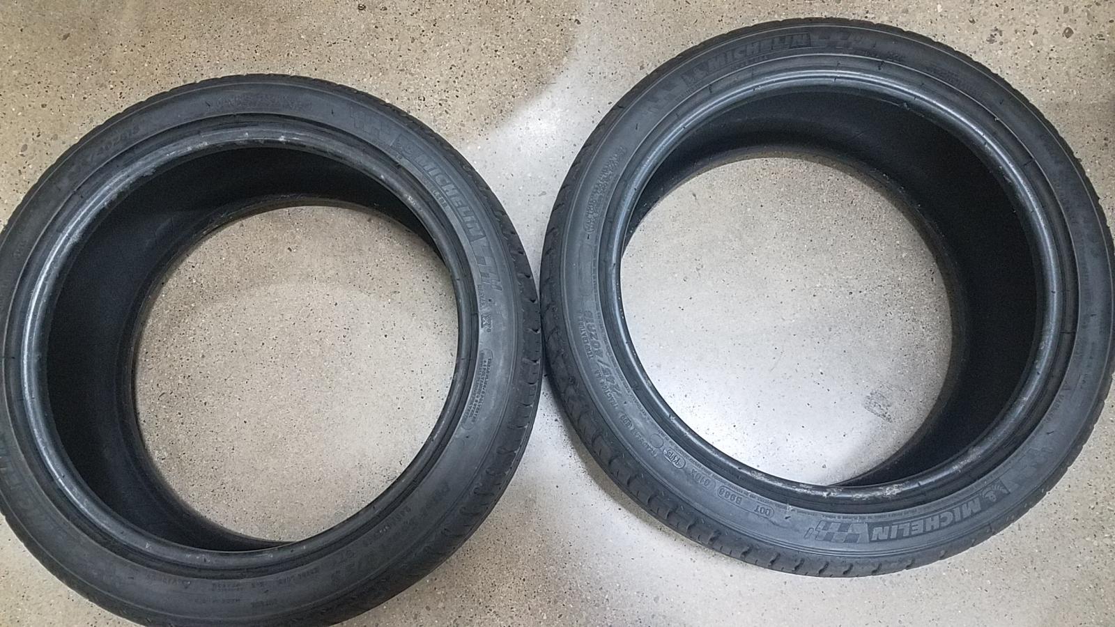TWO Michelin Pilot Sport AS3 245/40ZR18 tires for sale