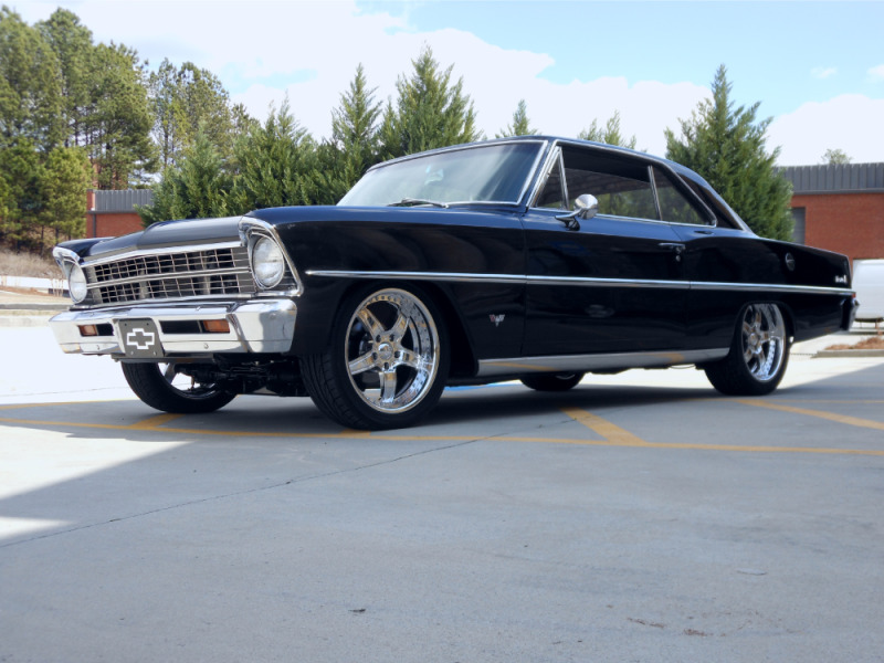 New Boze Injected wheels on my 67 Nova