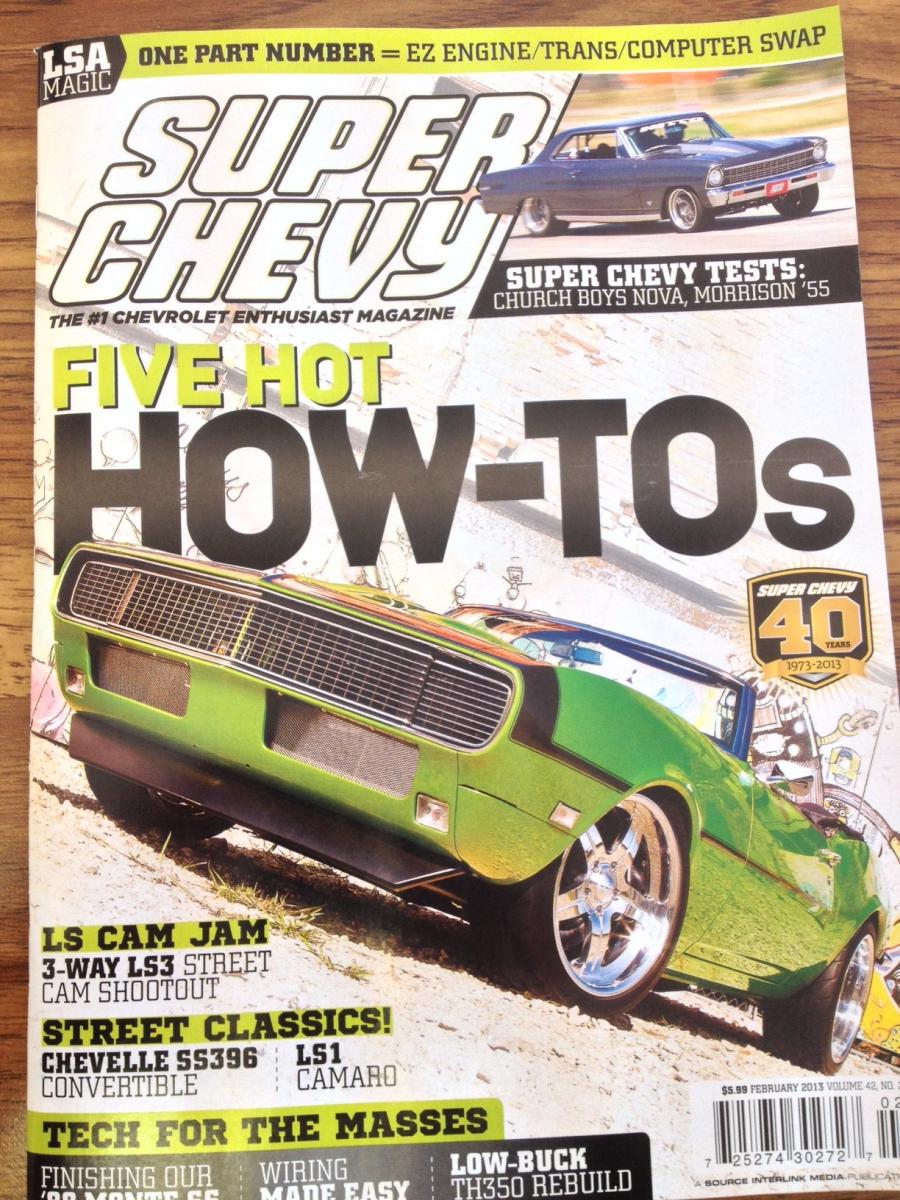 Boze Wheels on the Cover of Super Chevy