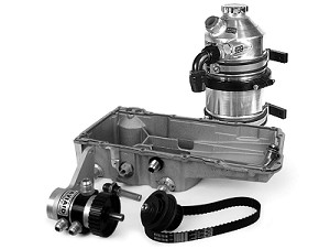 Dry sump oil systems for for gm ls1-ls9-series engines