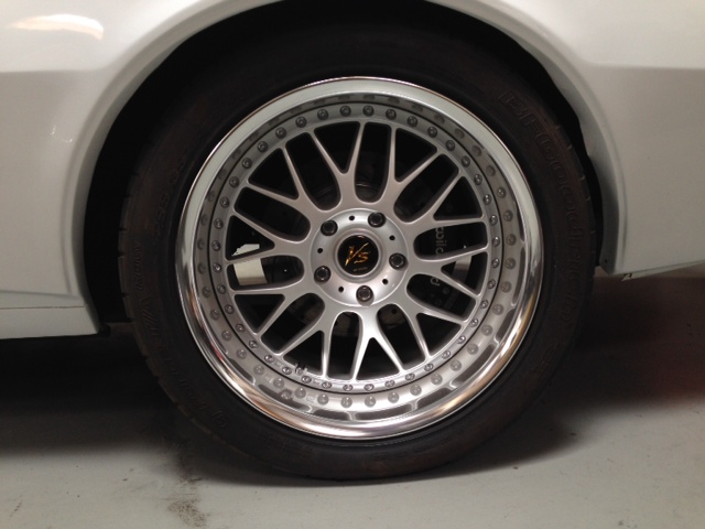 Work VS-XX 3 piece wheels: 18x10, 18x8.5