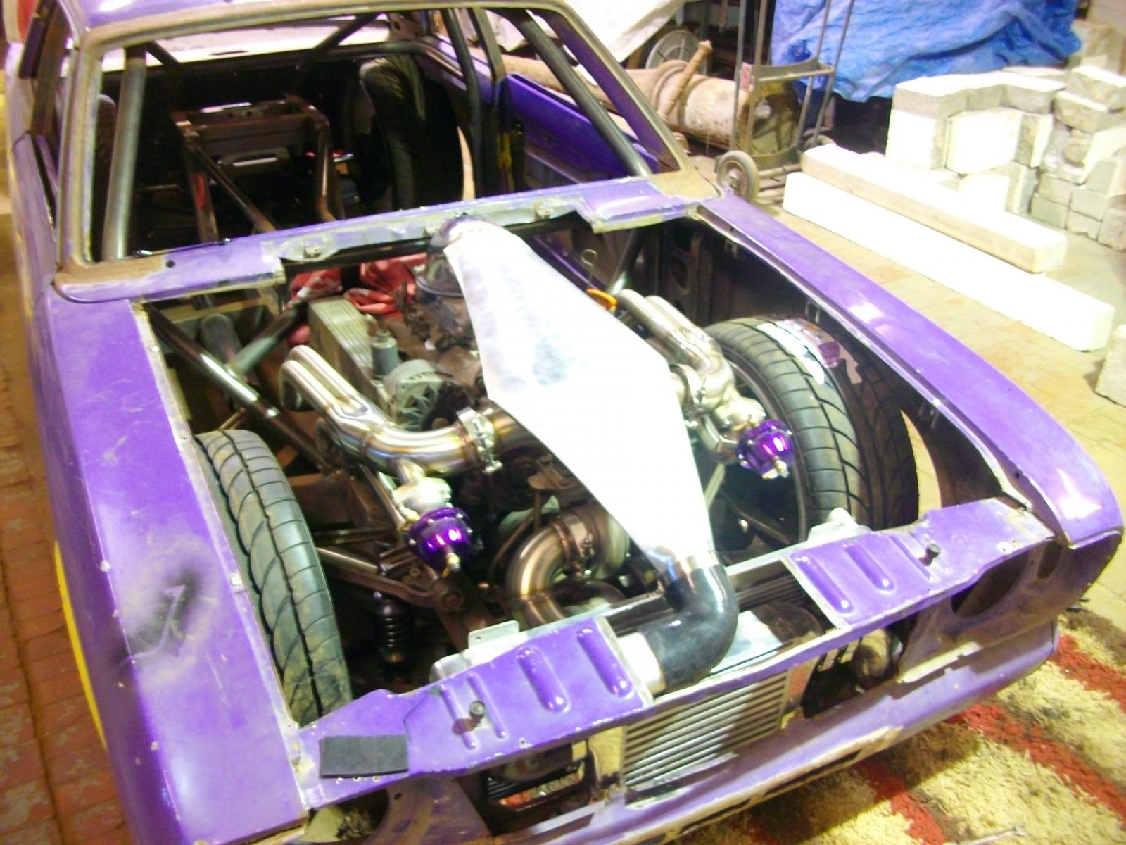 chopped and turbo v8 cortina