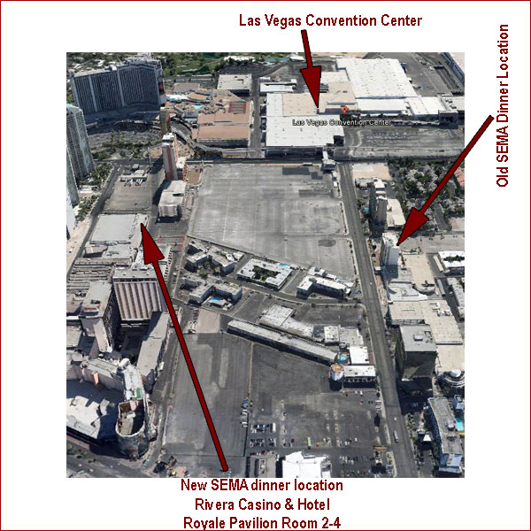 SEMA Dinner Location Change and ticket sales